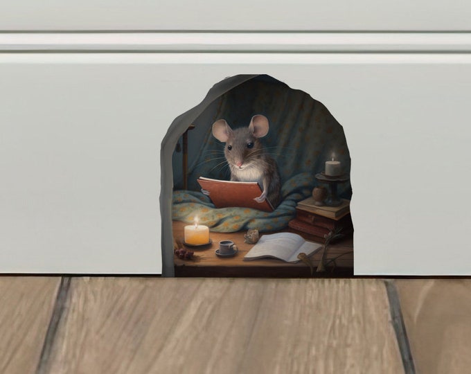 Mouse Hole Wall Decal,mouse Hole Sticker,kitchen Decor,mousehole,decal ...