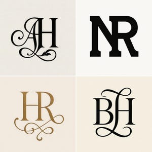 Custom Monogram Logo Design – Individual Monogram Logo for Business ...