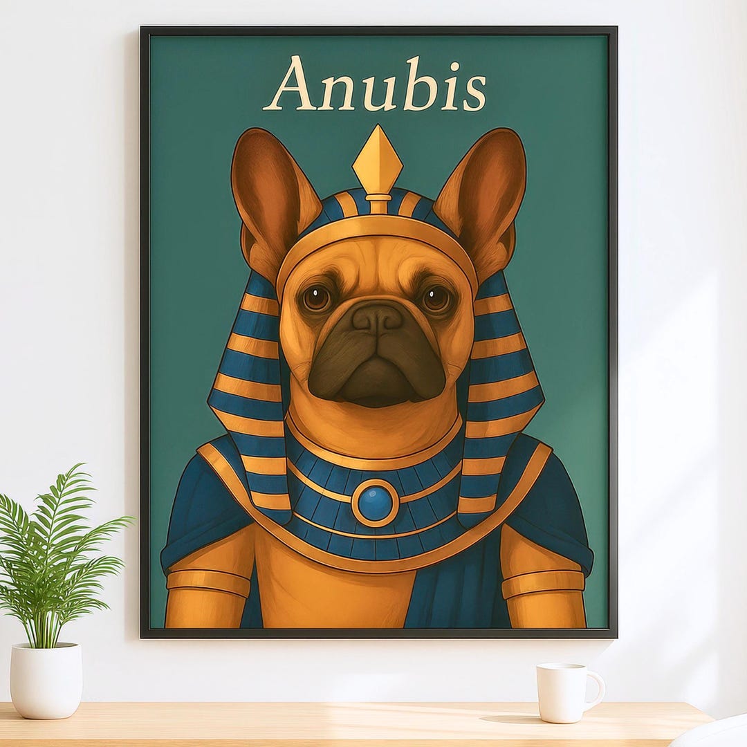 Custom Egyptian Deity Pet Portrait – Turn Your Pet Into a Mythical Icon ...