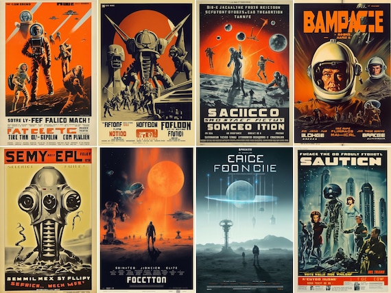 Classic Sci Fi Movie Posters