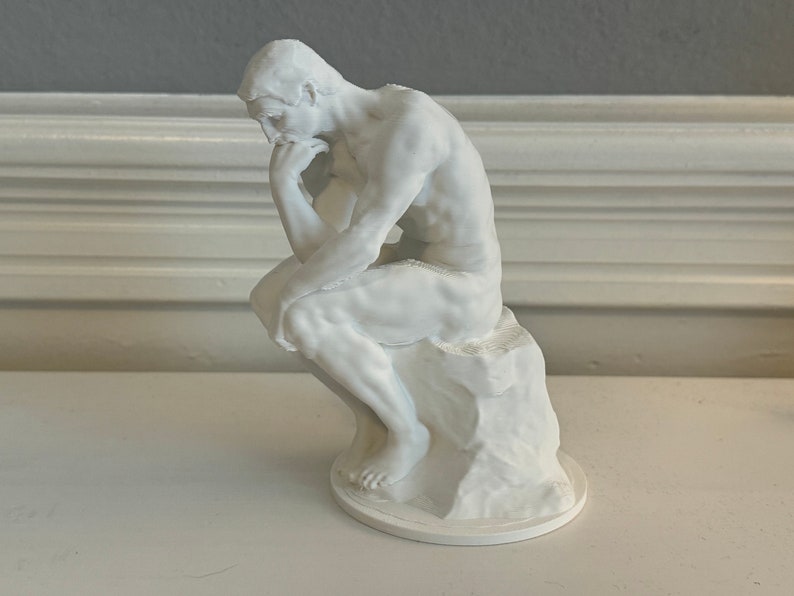 The Thinker Desktop Bust - 3D Printed Roman History Bookshelf Statue ...