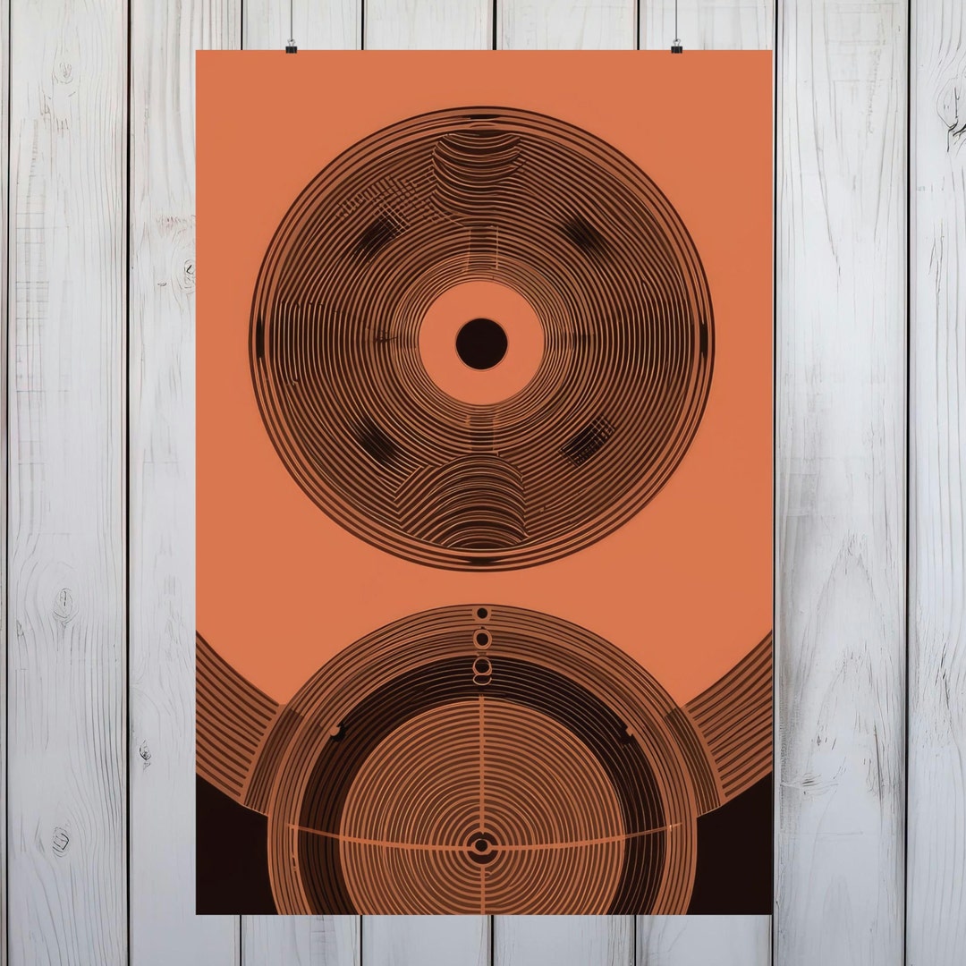 Abstract Lithography Wall Art in Modern Hues, Premium Fine Art Paper ...