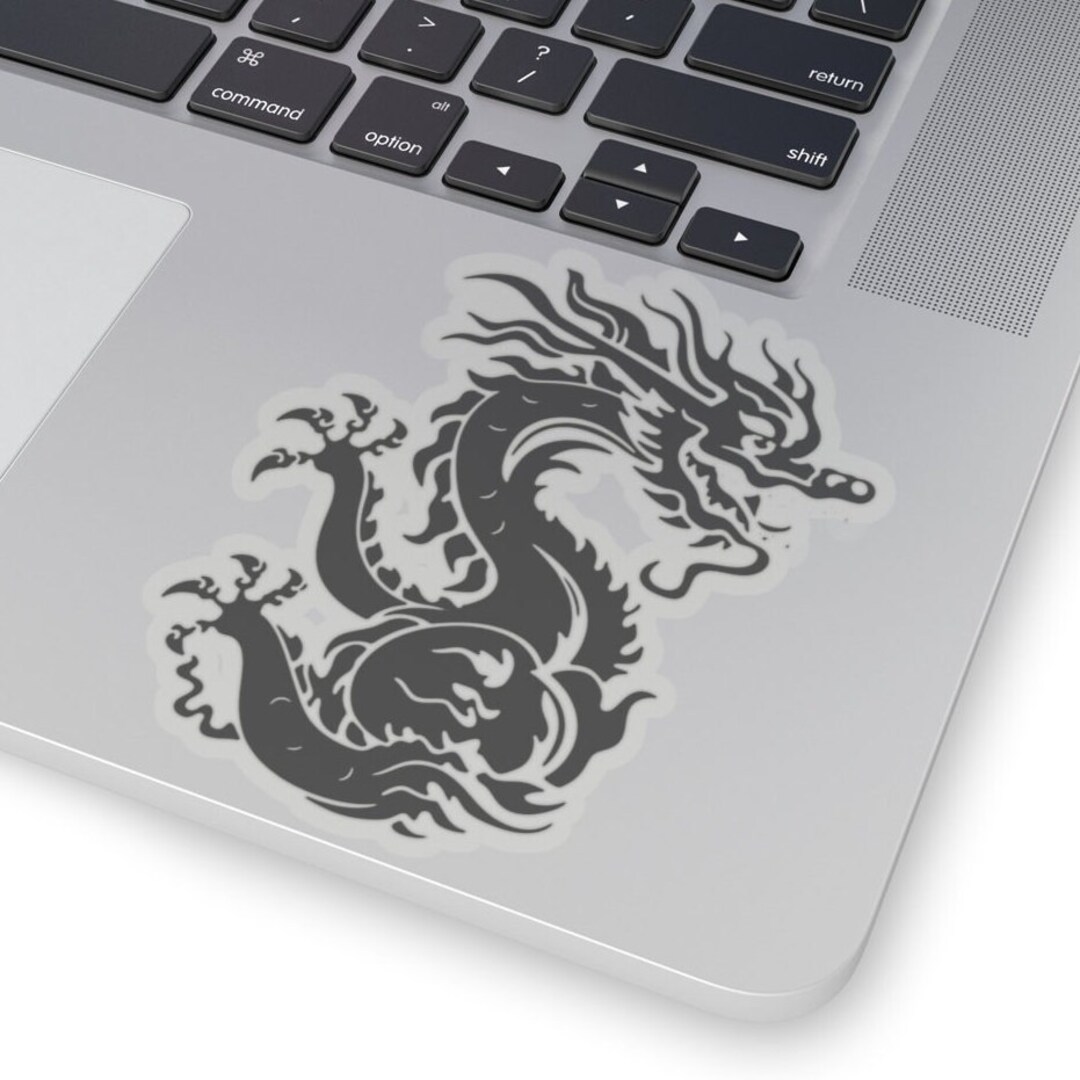Mystic Chinese Dragon Laptop Sticker - Transform Your Device, Durable ...