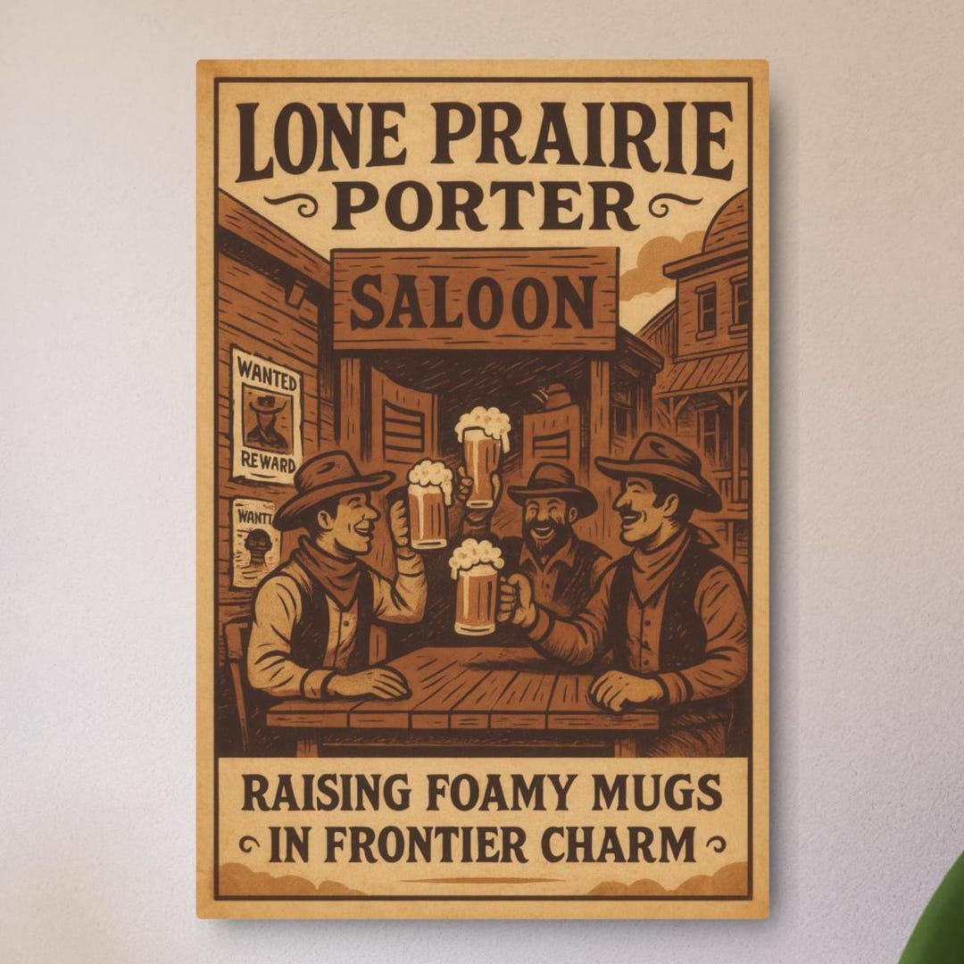 Vintage Beer Advertising Metal Plaque - Rustic Bar Decor, Mancave ...