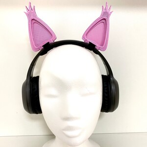 Cute Fox Ears for Headphones, Headset & Cosplay Props. Twitch Streamer ...