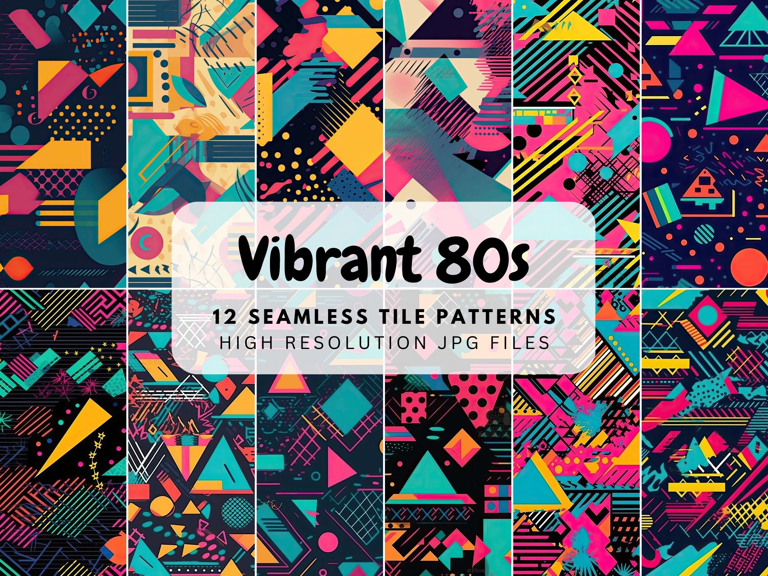 80s Background Patterns