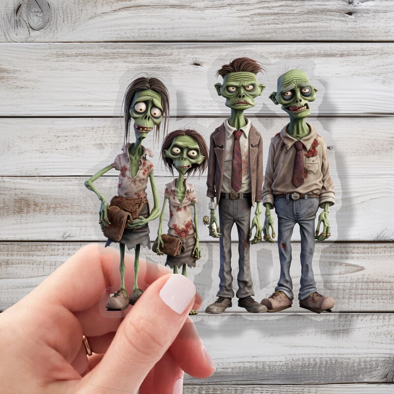 Zombie Car Decal - Etsy