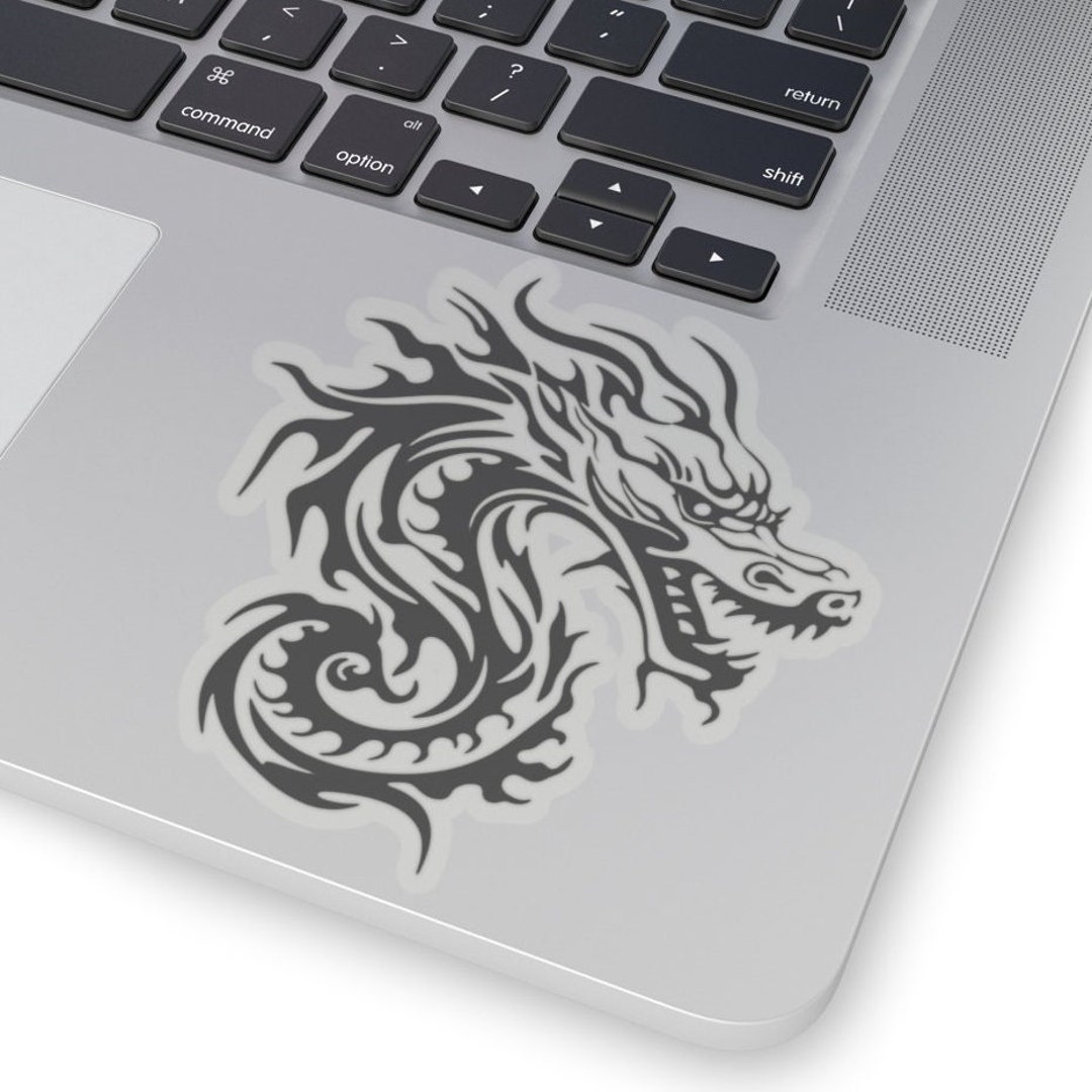 Mystic Chinese Dragon Laptop Sticker - Transform Your Device, Durable ...
