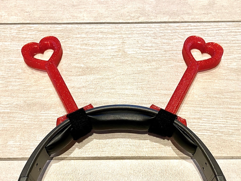 Heart Antenna for Headphones, Headset & Cosplay Props. Twitch Streamer ...
