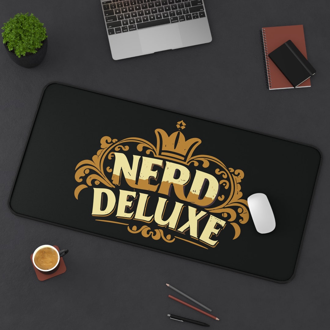 Nerd Deluxe XXL Desk Mat Epic Gaming Desk Pad XXL Neoprene, Full Print ...
