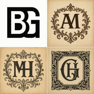 Custom Monogram Logo Design – Individual Monogram Logo for Business ...
