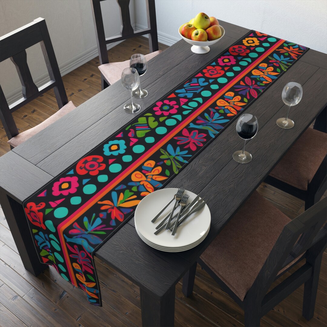Traditional Mexican Table Runner | Table Decor | Housewarming Gift ...