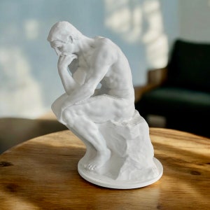 The Thinker Desktop Bust - 3D Printed Roman History Bookshelf Statue ...