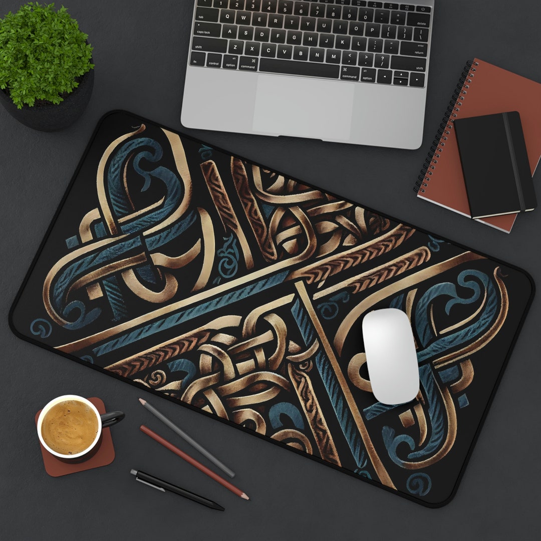 Norse Viking XXL Mouse Pad - Bold and Durable High-quality Mouse Mat ...