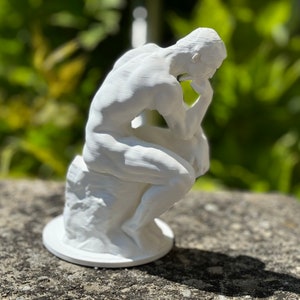 The Thinker Desktop Bust - 3D Printed Roman History Bookshelf Statue ...