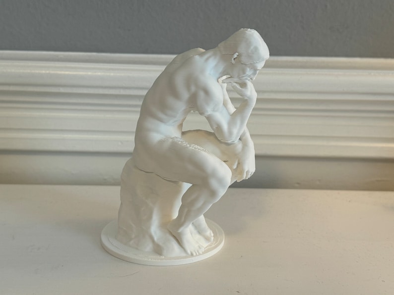 The Thinker Desktop Bust - 3D Printed Roman History Bookshelf Statue ...