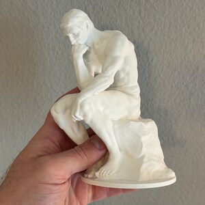 The Thinker Desktop Bust - 3D Printed Roman History Bookshelf Statue ...