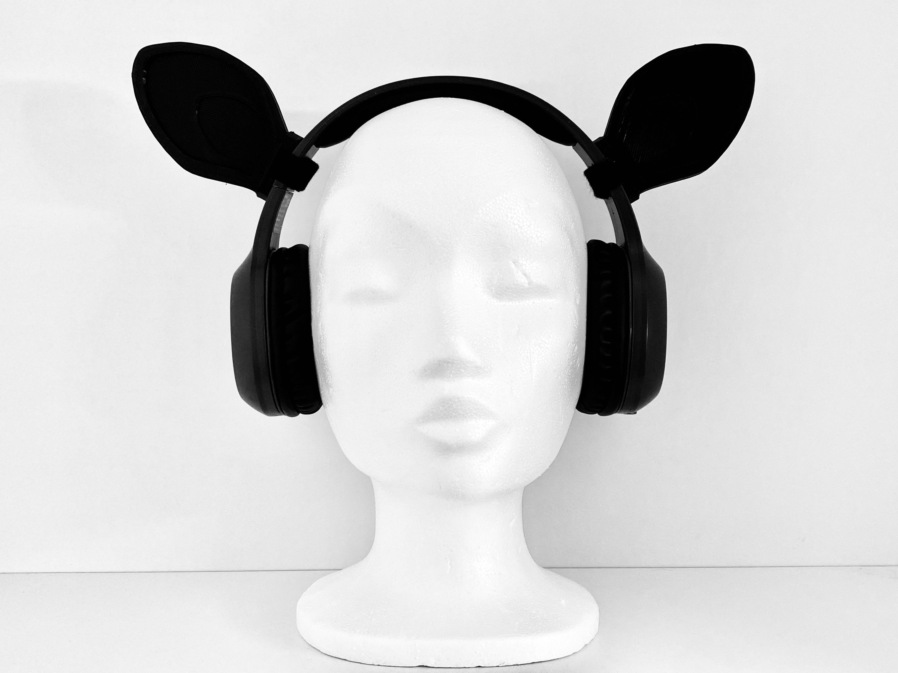 Cow Ears for Headphones Headset & Cosplay Props. Twitch - Etsy