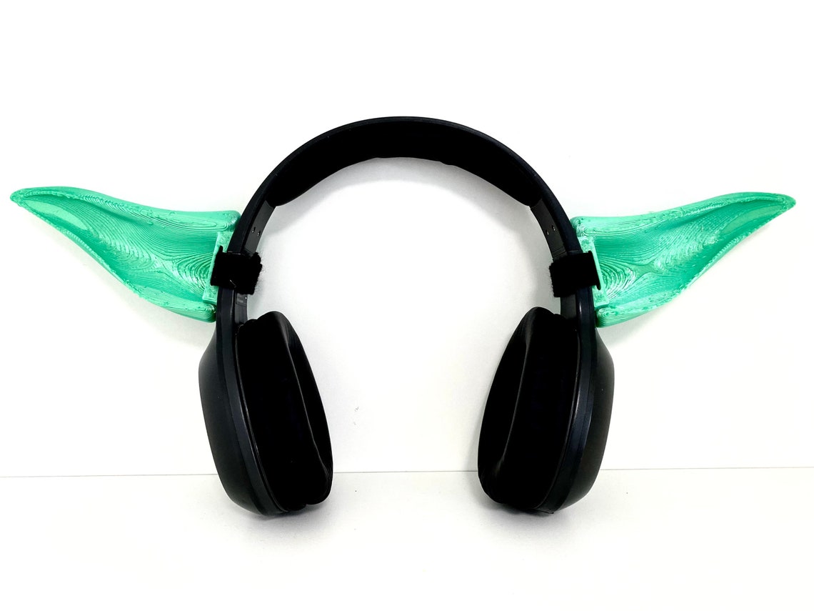 Green Alien Ears for Headphones Headset & Cosplay Props. - Etsy