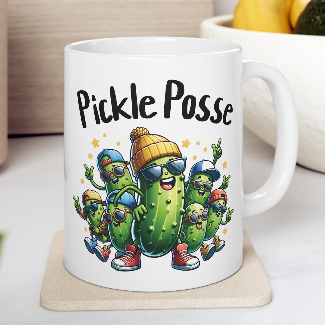 Humorous Pickles Gang Mug for Coffee & Tea Lovers - the Ideal Quirky ...