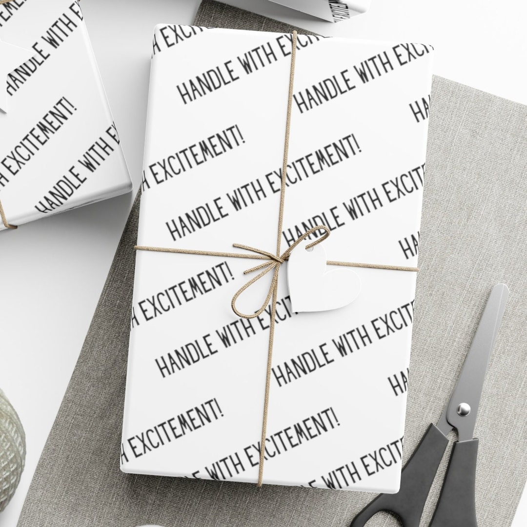 Funny Pun Gift Wrap Paper Eco-friendly & Unique High Quality Print in ...