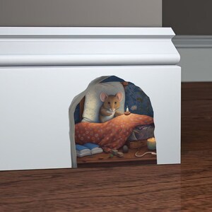 Enchanting Mouse Hole Wall Art Sticker Ideal for Home Decor in ...