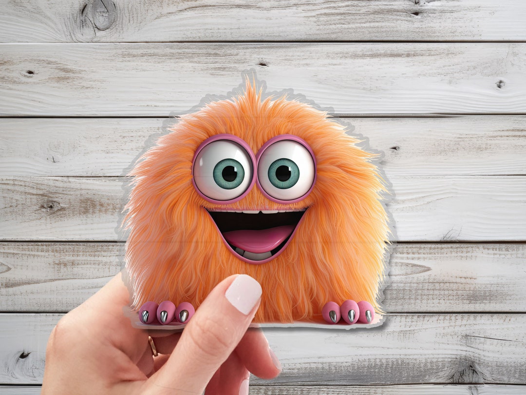 Cute Peeking Monsters Wall Decal - Enchanting Wall Decor for Monster ...