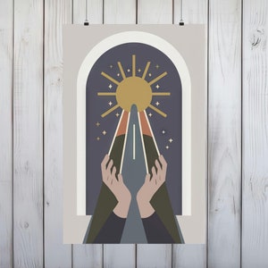 Faithful Christian Prayer Wall Art, Religious Inspirational Poster ...