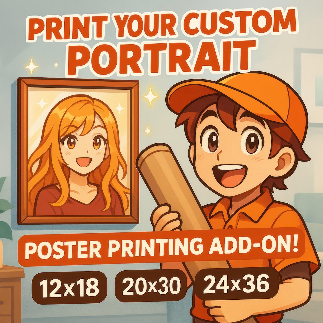 Premium Poster Printing Service – Print Your Custom Portrait Artwork - Etsy