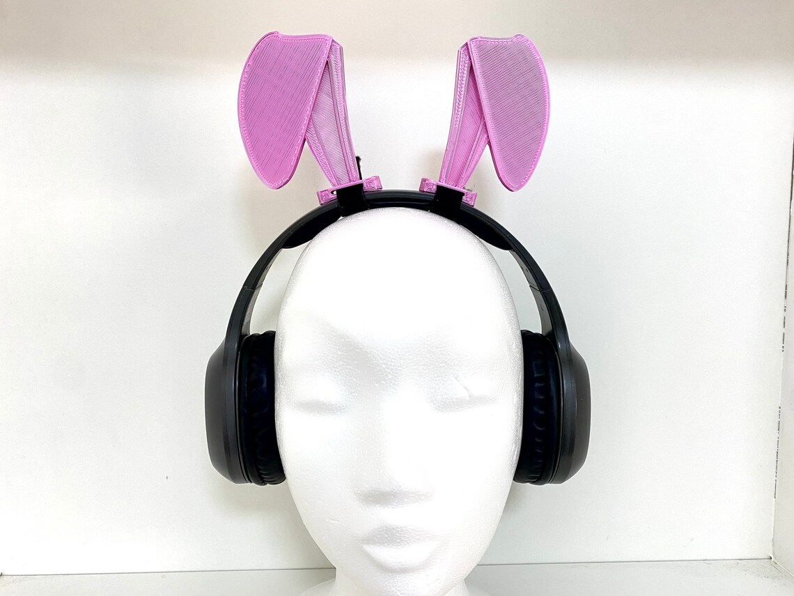 Rabbit Ears Headset Attachments & Cosplay Props. Twitch | Etsy