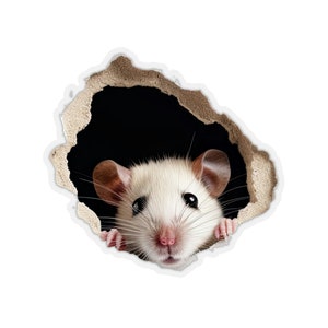 Mouse Sticker for Wall, Mouse Wall Decal, Mouse Vinyl Sticker, Nursery ...