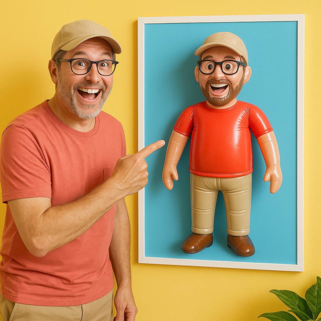 Custom Inflated Person Figure Portrait – Transform Your Photo Into a ...