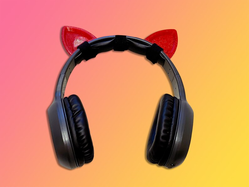 Cat Ears Headset Attachments & Cosplay Props. Twitch Streamer - Etsy