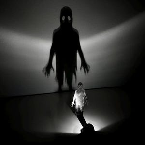 Spooky Ghost Shadow Caster Unique 3D Printed Halloween Decor LED Light ...