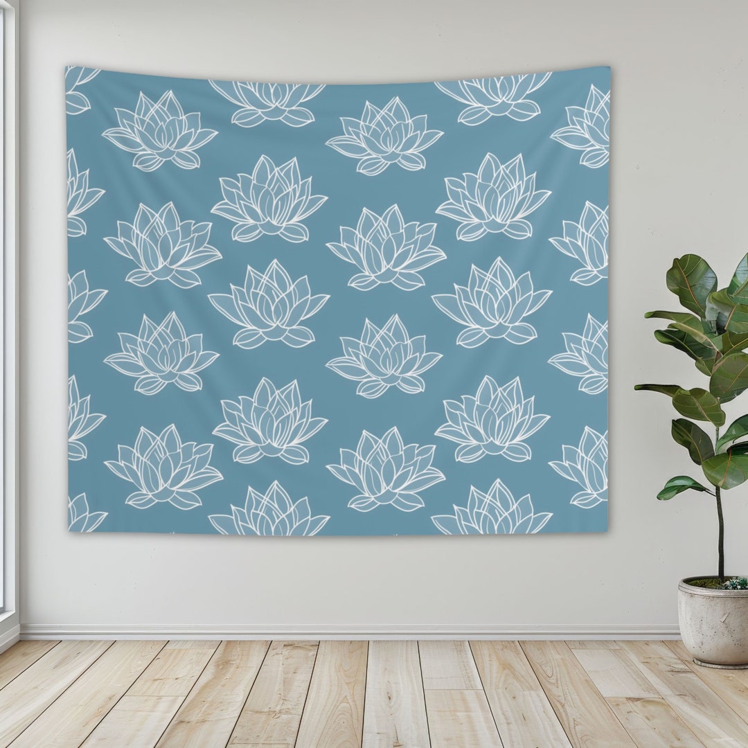 Calming Zen Harmony Wall Art Tapestry - Tranquil Soothing Hanging Wall ...