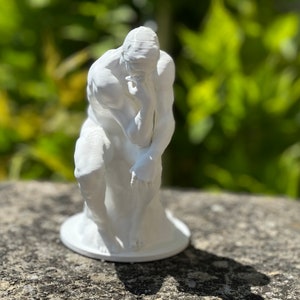 The Thinker Desktop Bust - 3D Printed Roman History Bookshelf Statue ...