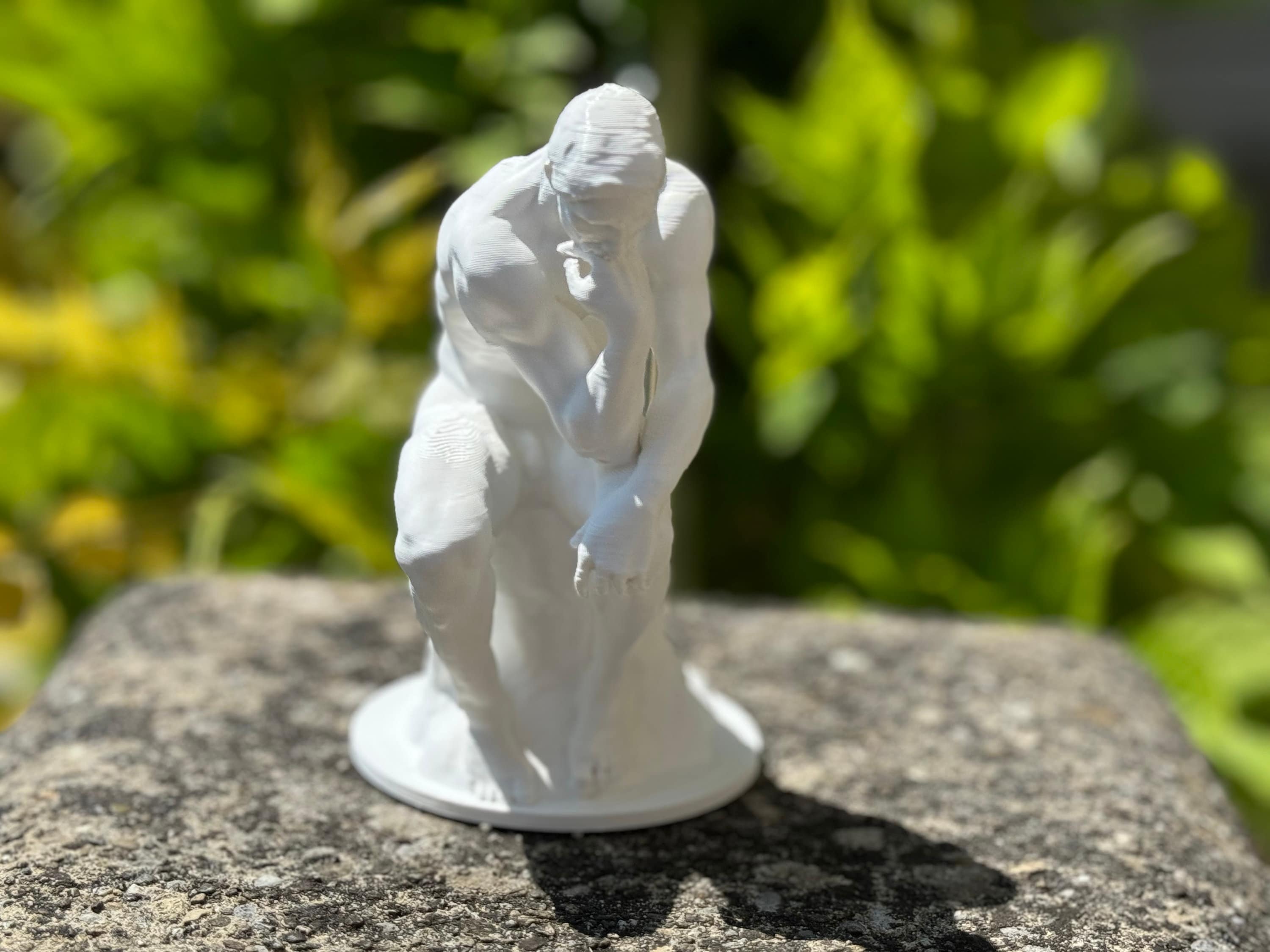 The Thinker Desktop Bust - 3D Printed Roman History Bookshelf Statue ...