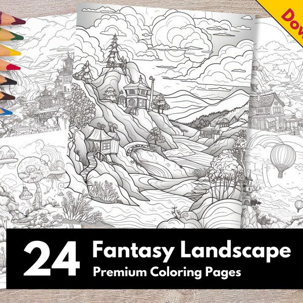 Fantasy Landscape - Etsy