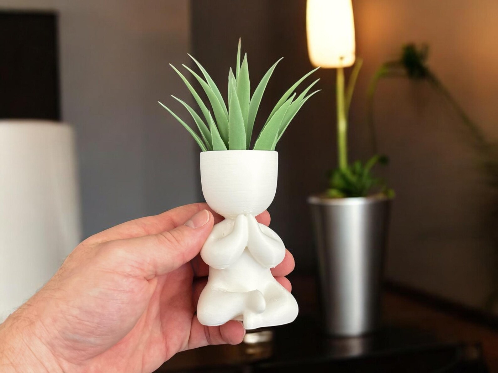 Yoga Yan Air Plant Holder | 3D Printed Airplant Pot | Zen Yoga Pose ...