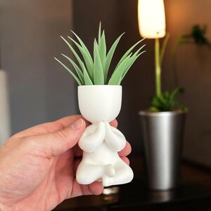 Yoga Yan Air Plant Holder | 3D Printed Airplant Pot | Zen Yoga Pose ...