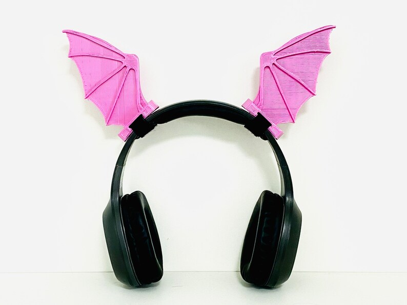Bat Wings Headset Attachments & Cosplay Props. Twitch Streamer Gaming ...