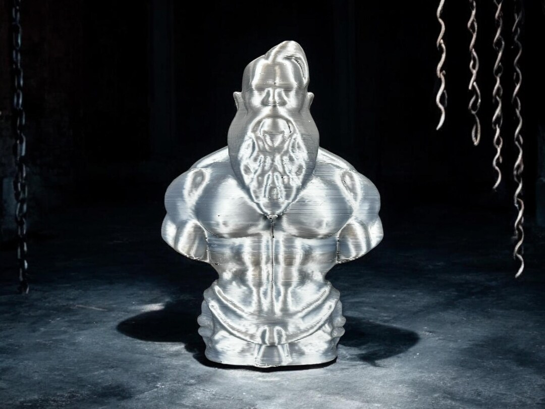 RPG Dwarf Torso Sculpture Art Decor 3D Printed RPG Bookshelf Statue for ...