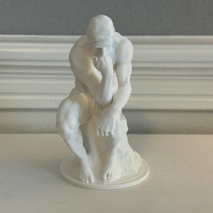 The Thinker Desktop Bust - 3D Printed Roman History Bookshelf Statue ...