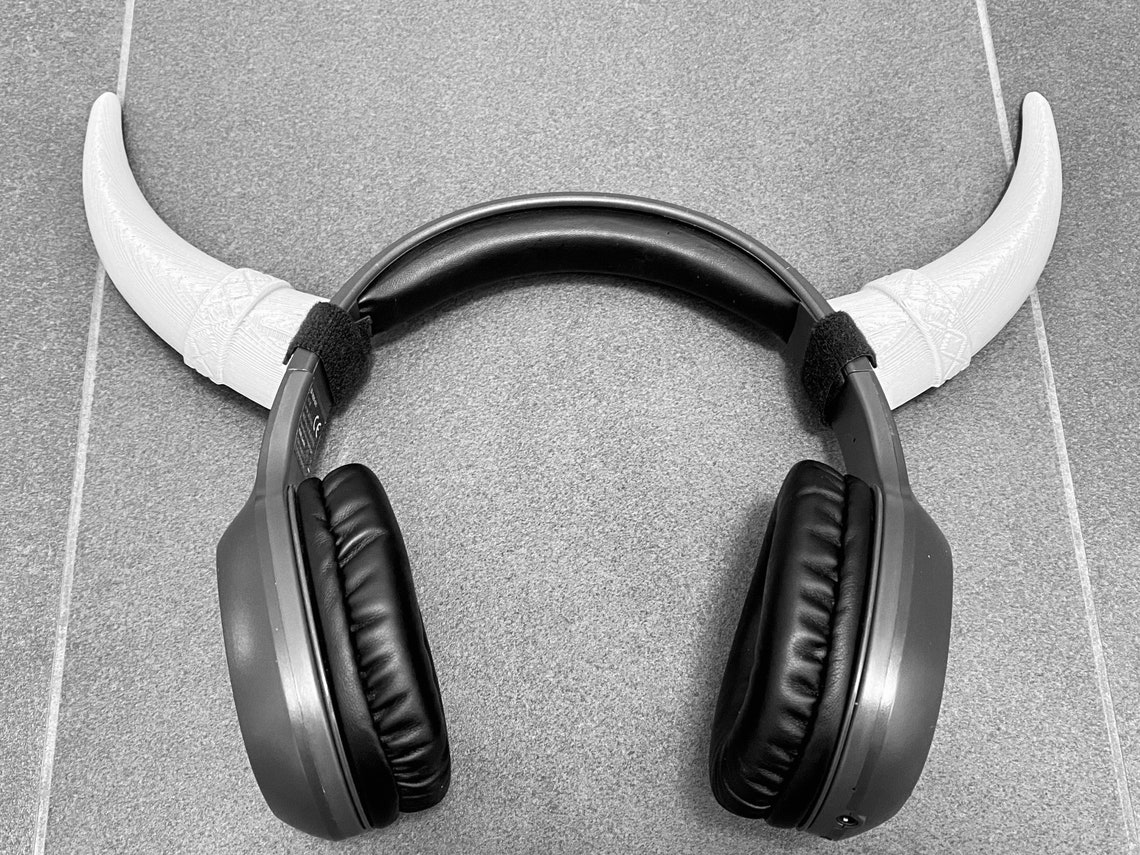 Viking Horns Headset Attachments & Cosplay Props. Twitch | Etsy