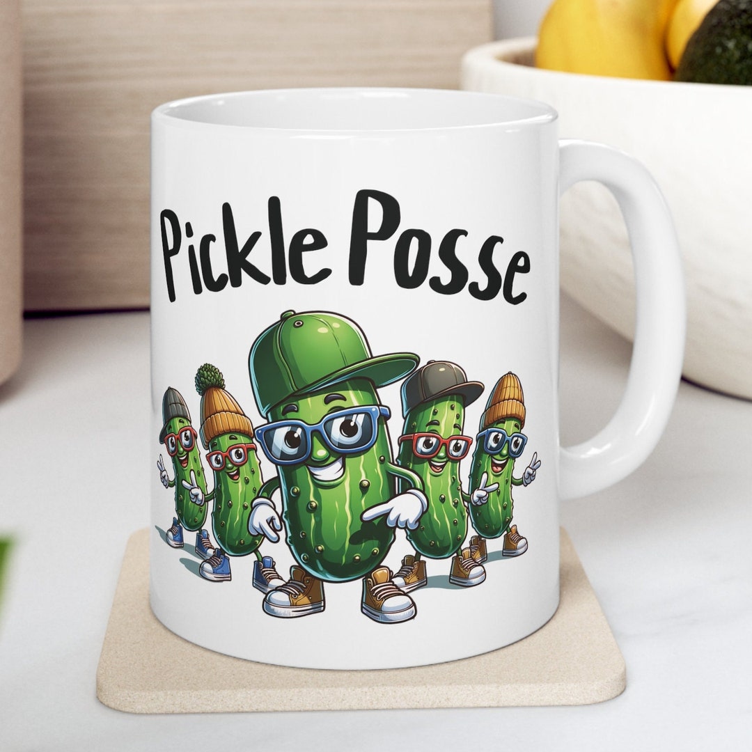 Laugh Out Loud With Pickle Posse Crew Mug the Perfect Tea & Coffee Cup ...