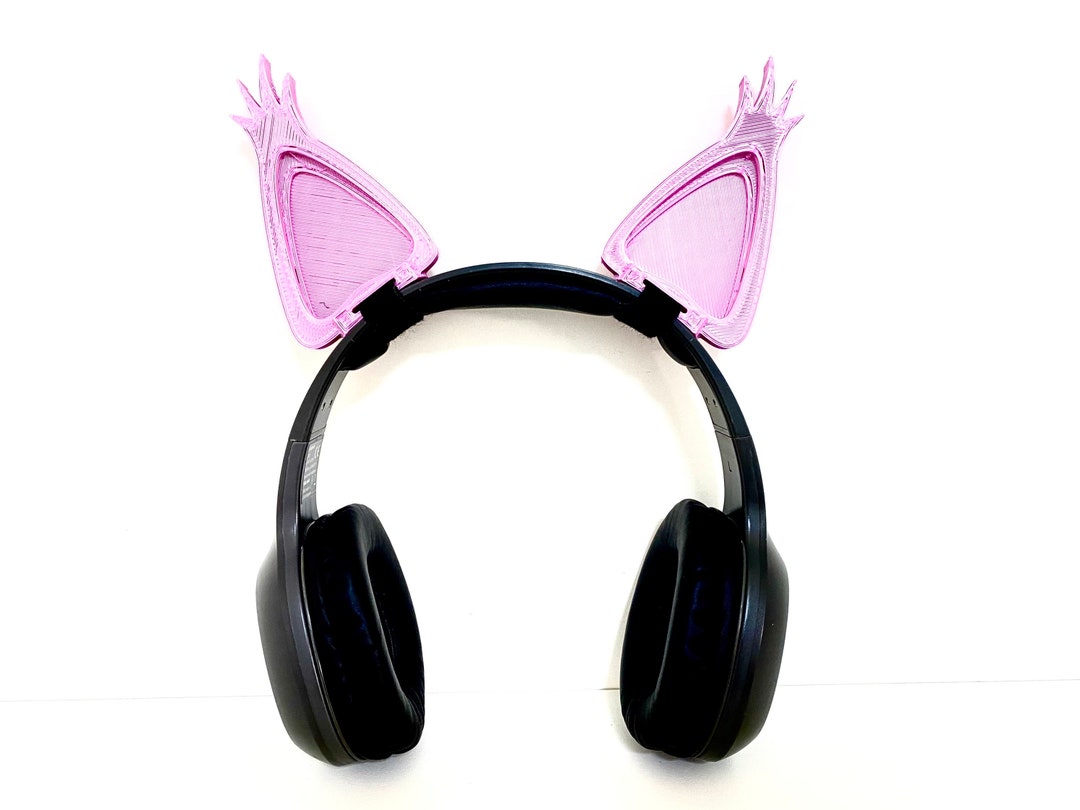 Cute Fox Ears for Headphones, Headset & Cosplay Props. Twitch Streamer ...
