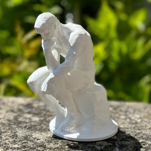 The Thinker Desktop Bust - 3D Printed Roman History Bookshelf Statue ...