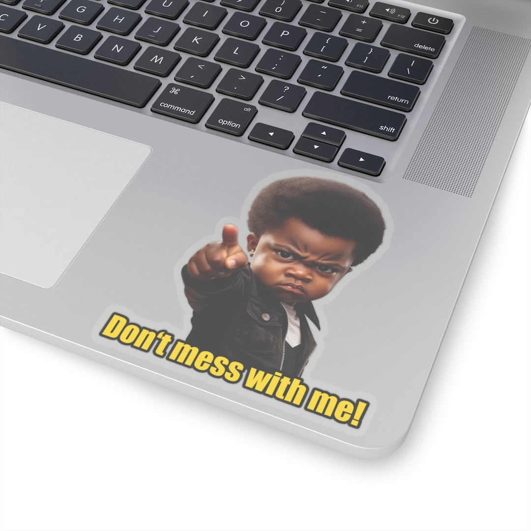 Don't Mess With Me - Funny Quote Meme Sticker - Workplace Humor Vinyl ...