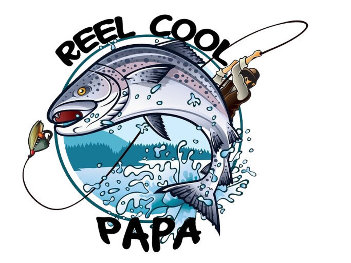 Reel Cool Papa PNG Father's Day Digital Download Papa - Etsy