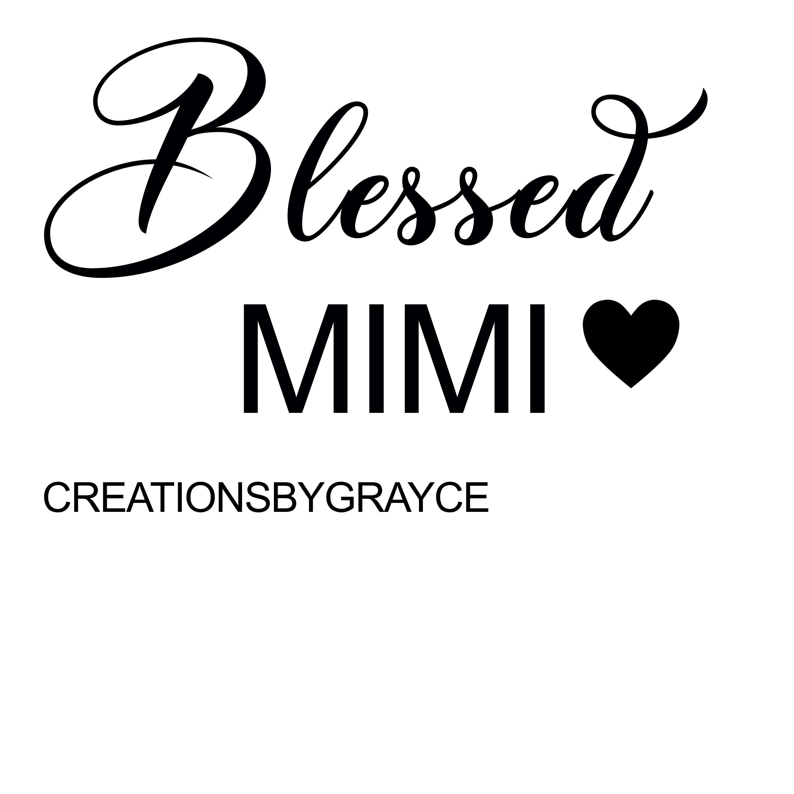 Blessed Mimi PNG for Facemasks and Shirts - Blessed Mimi Digital ...